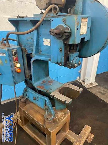 5 Ton, Kenco #054-105-200, OBI flywheel press, 2" stroke, 7-1/2" Shut ...