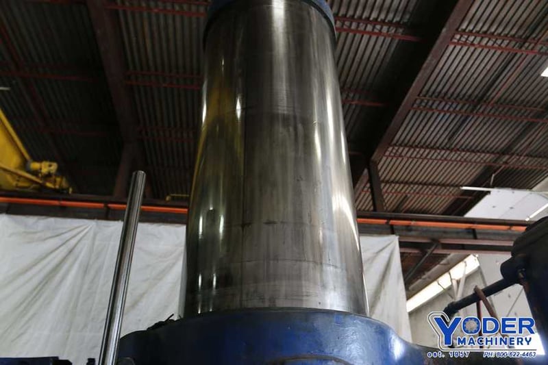 6' -19" Carlton #4A, radial arm drill, 50" x77" base, power elevation ...