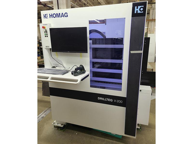 Homag #DrillTeq-V-200, Vertical CNC Machining Center, (13) Spindles ...