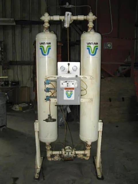 250 scfm, Van Air Inc. #HL-250, Heatless Regenerative Compressed Air ...