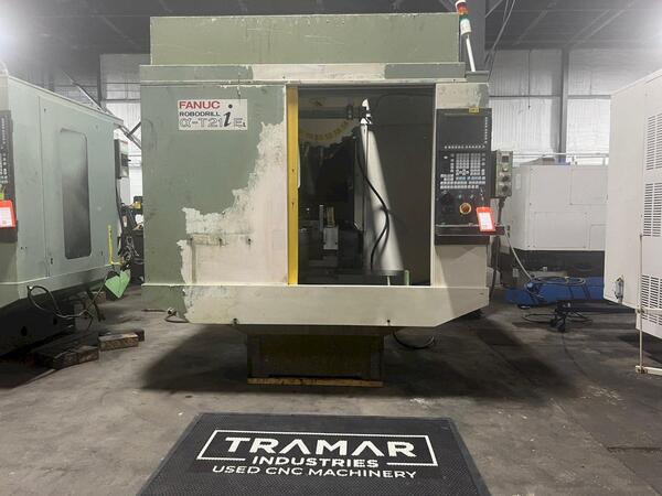 Fanuc #Robodrill-a-T21iEL, vertical machining center, 21 automatic tool ...