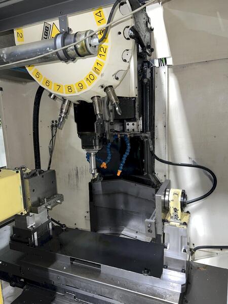 Fanuc #Robodrill-a-T21iEL, vertical machining center, 21 automatic tool ...