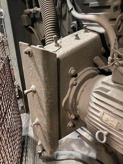 52" Goff #HT4860, hanger table with Y track monorail, twin 7.5 HP ...