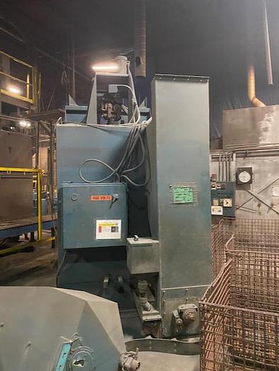 52" Goff #HT4860, hanger table with Y track monorail, twin 7.5 HP ...