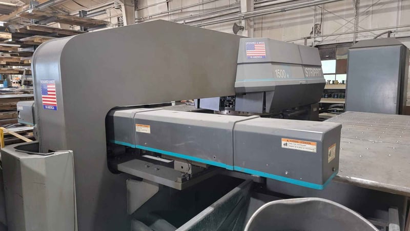 30 Ton, Strippit #1500H-30, Turret Punch Press, punch tooling, 2000 For ...