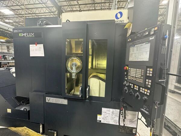 Makino #V33i-5XB, CNC vertical machining center, Makino Professional 5 CNC, 5-Axis Trunnion ...