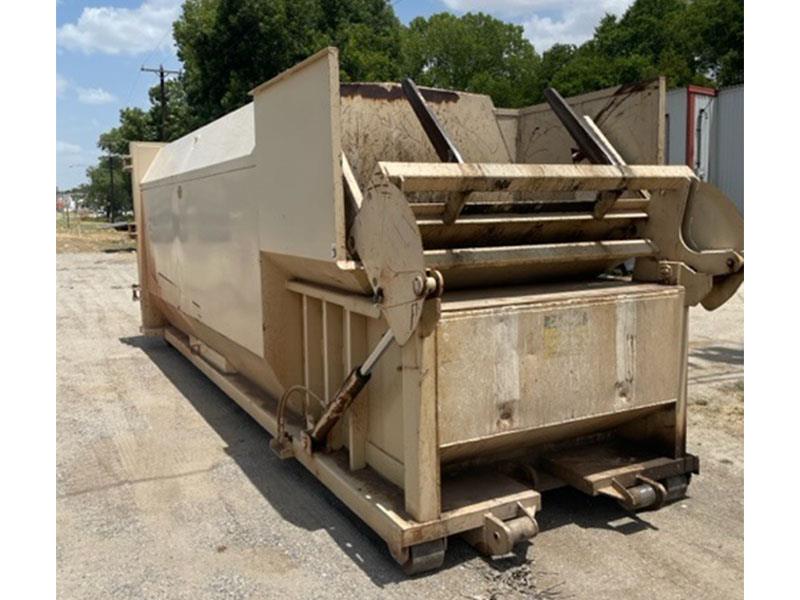 JV Manufacturing #SC-T2-34, Self Contained Compactor w/Cart Tipper, 10 ...