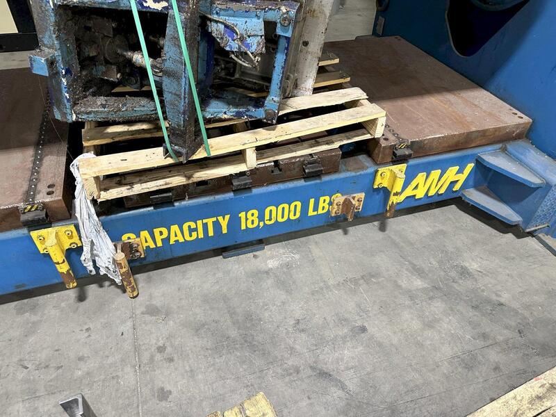 18000 lb. Allegheny #DS-180-96-48, rotating die handler separator, 96 ...