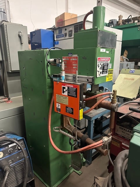 40 KVA American #A/P-40-18, Press Type Spot Welder, 18" throat, 180 ...