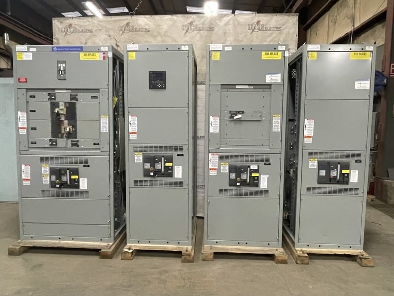 1600 Amps, General Electric #Spectra-Series, switchboard 480 Volts 3 ...