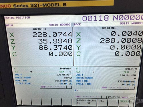 Tsugami #S205, Fanuc 32iB, 12' Iemca Elite 220E 37" XL bar feeder, 2014 ...