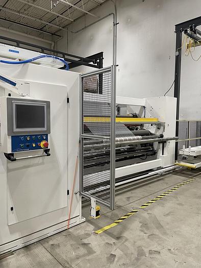 110" Simplex turret winder scorer & razor slitting, Catbridge #324 ...