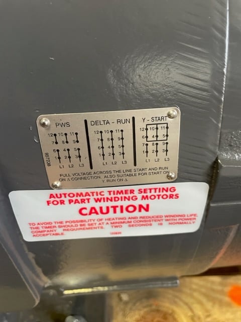 150 HP 1800 RPM U.S. Motors, Frame 444TS, Drip-Proof Ball Bearing, 460 ...