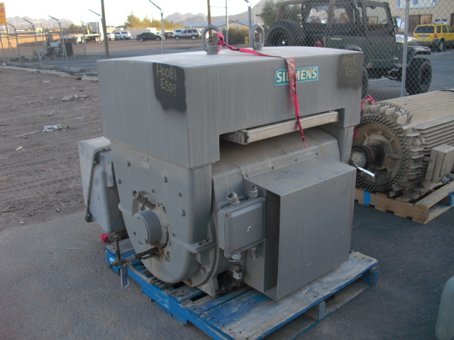 600 HP 1800 RPM Siemens, Frame 509S, WPIISB, 460 Volts for Sale ...