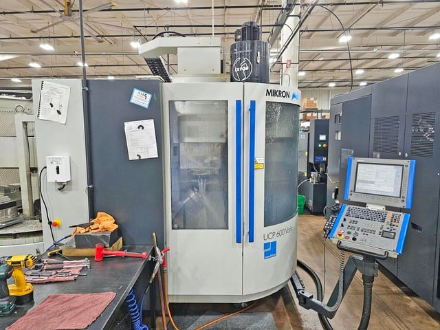 Mikron #UCP-600-Vario, 5-Axis CNC vertical machining center, 30 ...