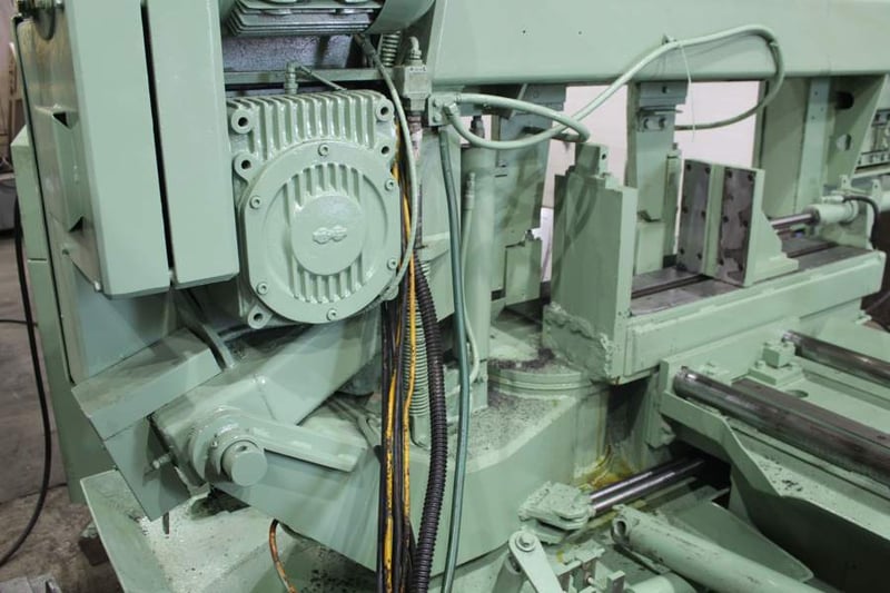 18" x 27" Hyd-Mech #S-25A, automatic miter horizontal bandsaw, 18'10" x ...