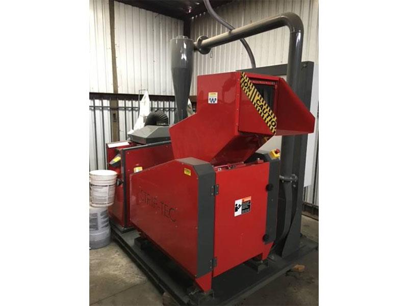 Strip-Tech #400, 450 lbs/hr., 134" L x 67" width x 98" H, 30 HP, 230 V ...