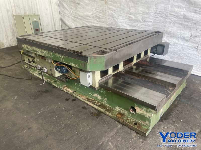 86" x 86" Tos, compound power rotary table, #76804 for Sale | Surplus ...