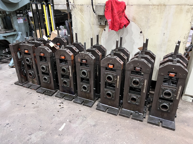 64 Stand, RLM rollformer, 3" spindle diameter, 20"-24" spindle ...