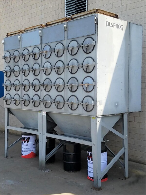 42000 cfm UAS / Dust Hog #SBD-64 Cartridge Dust Collector 19840 sq.ft ...