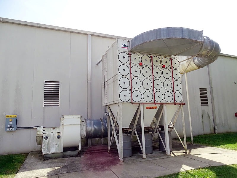 40000 cfm Mac Process #4MTF46 Cartridge Dust Collector 18880 sq.ft. for ...