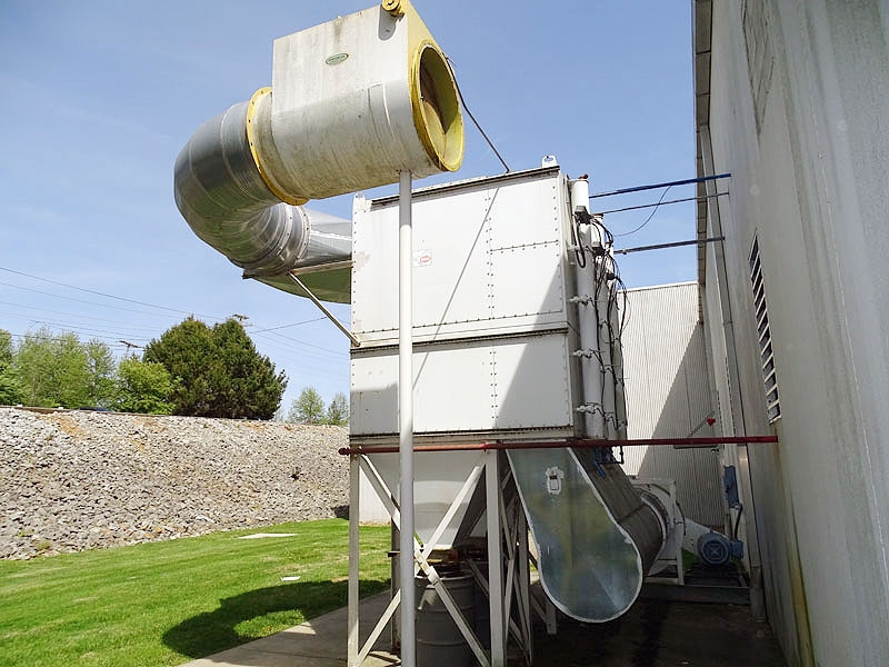 40000 cfm Mac Process #4MTF46 Cartridge Dust Collector 18880 sq.ft. for ...