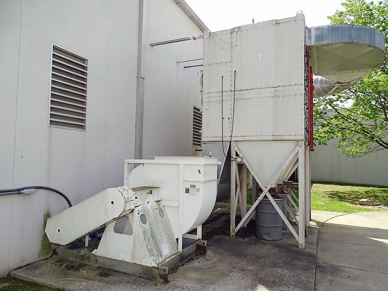 40000 cfm Mac Process #4MTF46 Cartridge Dust Collector 18880 sq.ft. for ...