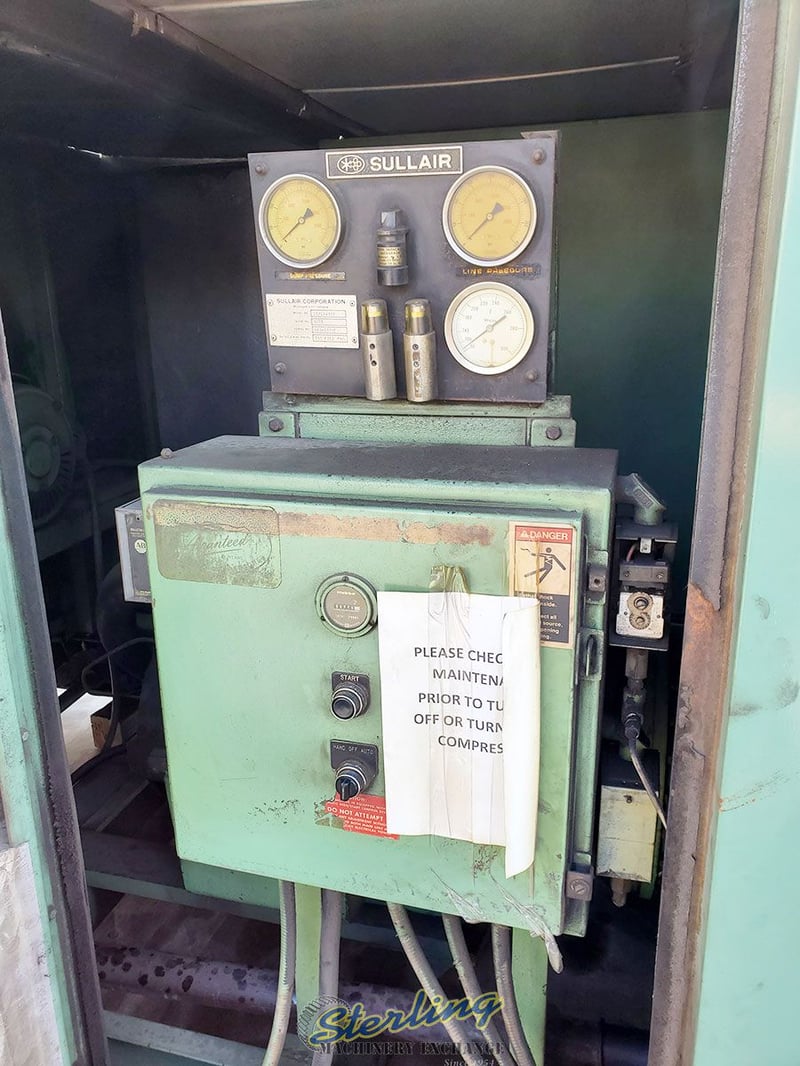 250/260 psig, Sullair #20/12-350, rotary screw air compressor, 350 HP ...