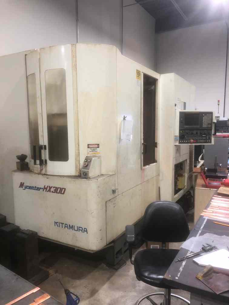 Kitamura MyCenter #HX300, CNC horizontal machining center, 40 automatic ...