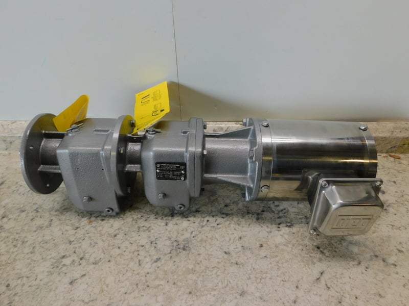 1/2 HP 2 RPM Nord #SK 12/02F 56C0.5-56C, Inline Helical Gearmotor, 886. ...