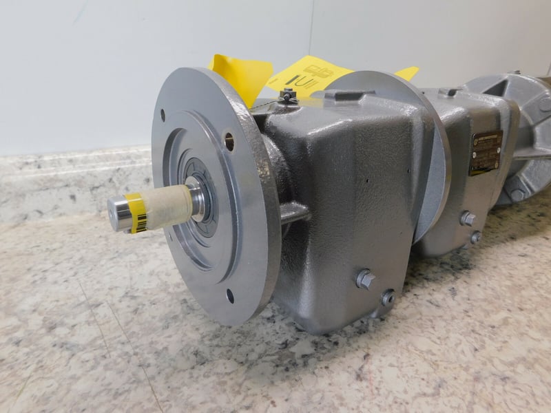 1/2 HP 2 RPM Nord #SK 12/02F 56C0.5-56C, Inline Helical Gearmotor, 886. ...