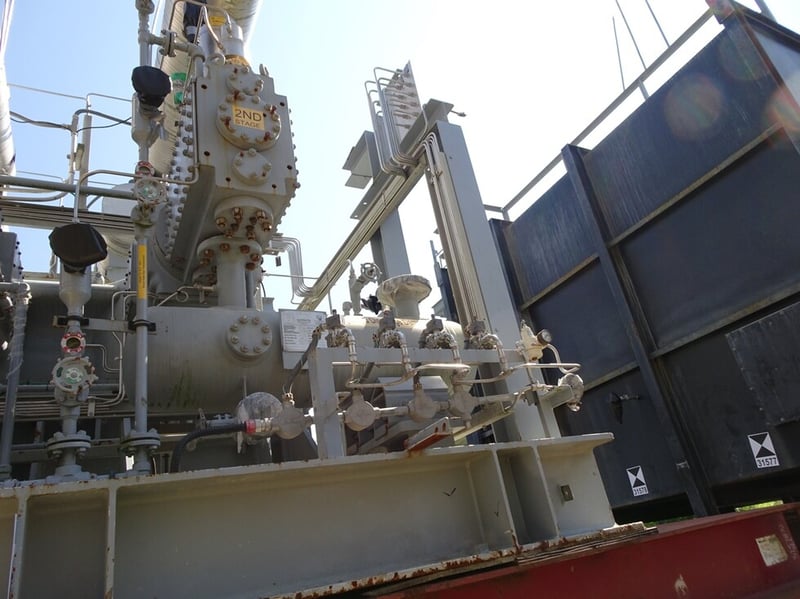 Neuman & Esser #3+1SVL130, Hydrogen reciprocating compressor, 2793 SCFM ...