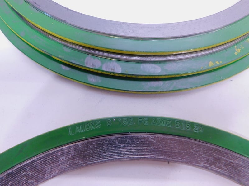 Lamon, Gaskets, 8" ; 150#, FG, ASME, Spiral Wound, qty. 4 For Sale ...