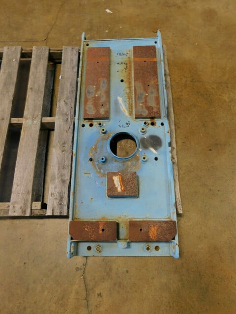 Pump & Motor Pad Base, 48" x 18" x 4" H Frame, 5" ID Holes, (2) 17-1/2 ...
