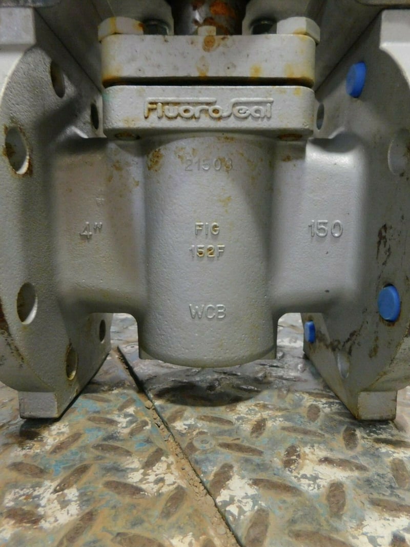 4" Fluoroseal #152F, Plug Valve, 150# For Sale | Surplus Record