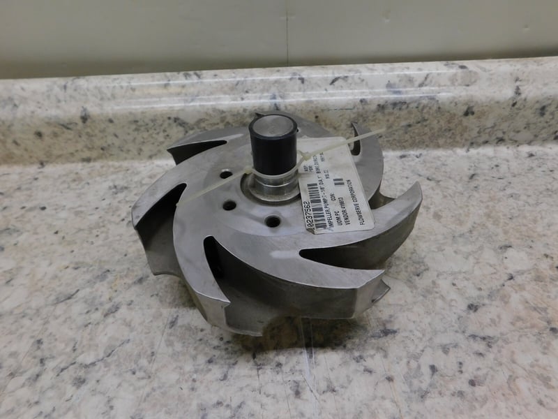 Flowserve, Pump Impeller, 7-1/8" Diameter, 1" Bore, CD4M for Sale ...