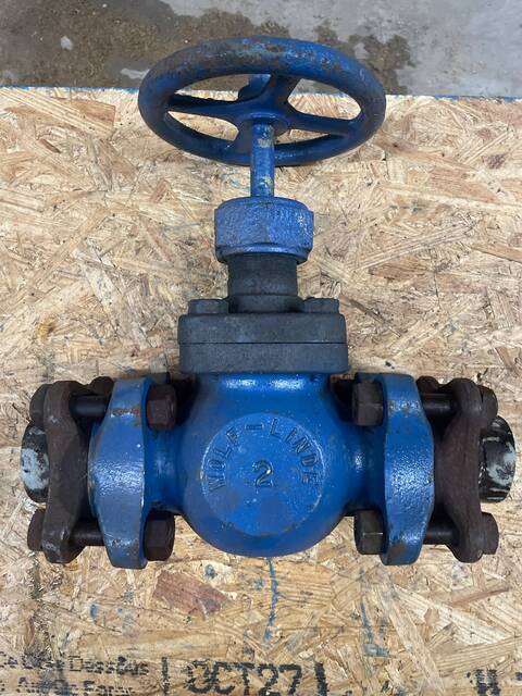 2" Wolf-Linde #5847, Globe Shut-Off Valve w/Flanges for Sale | Surplus ...