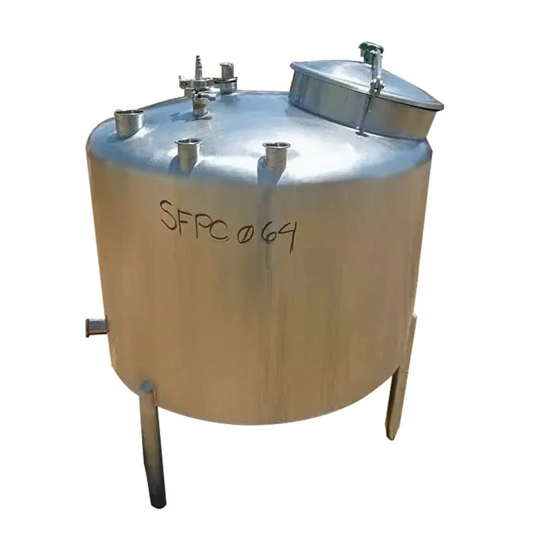 120 gallon Stainless Steel Balance Tank, 41-1/2" diameter x 27 ...