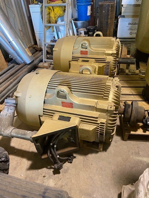 125 HP 1725 RPM Baldor-Reliance, Frame EM4410TS-4, TEFC, 44 amp, cont ...