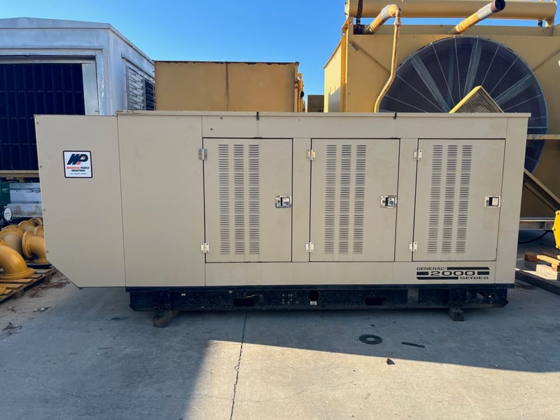 200 KW Generac #Series-2000, Natural gas generator set, 277/480 Volts ...