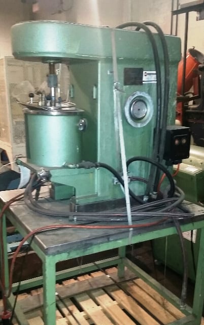 Netzsch #PR-1S, Attritor, Stainless Steel, 2 gallon bowl, jacketed, 7-1 ...