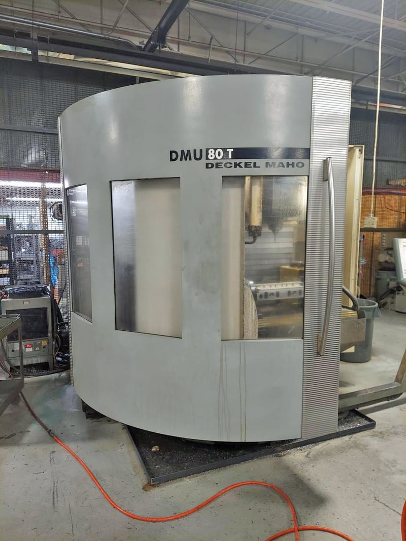 DMG, Mori Deckel Maho #DMU-80T, MillPlus iT CNC control, 2005 for Sale ...