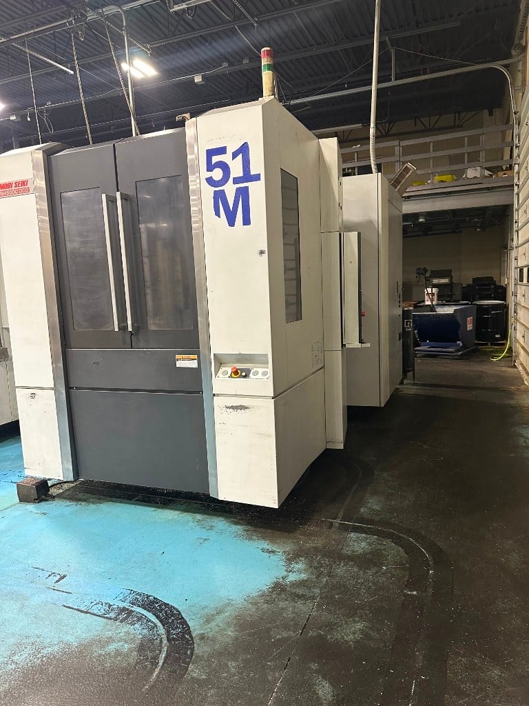 Mori Seiki #NH-5000/40DCG, CNC horizontal machining center w/pallet ...