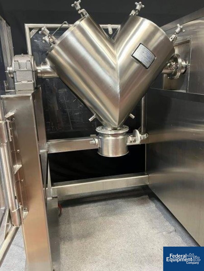 Gemco, Twin Shell Vacuum Dryer, 316 Stainless Steel, 2 cu.ft., 36" H ...