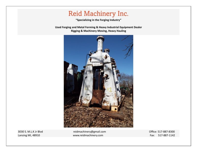 3000 lb. Chambersburg Ceco-drop Hammer For Sale | Surplus Record