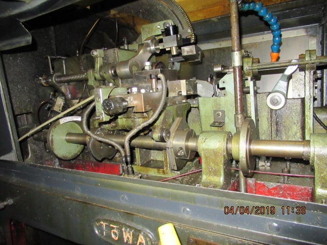 .74" Towa #TO-3B, shaver, 7-30 PPM, cross slide tool holder, 4B collet ...