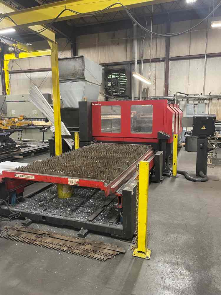 Amada #FO3015, CO2 Laser, 4000 watt, 5' x 10' table, 120" X, 60" Y, 7. ...