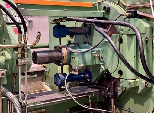 281 lb. GFM #SKK10, rotary forging machine, 1250 Kn, 4 hammers ...