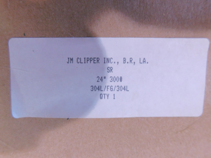 JM Clipper, Gaskets, 24" 300#, 304L FG Spiral Wound, New (3 available ...