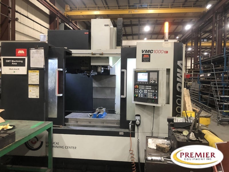 SMTCL #VMC-1000B, CNC vertical machining center, 42" X, 24" Y, 22" Z ...